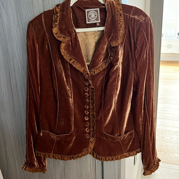 Double D Ranch | Jackets & Coats | 60 Double D Ranch Velvet Ruffle Trim ...
